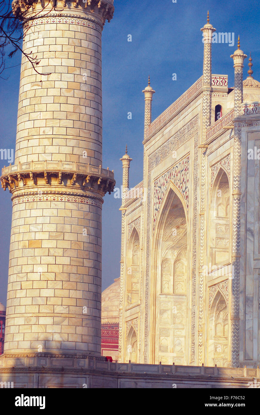Taj Mahal, white marble mausoleum, wonder of the world, UNESCO World ...