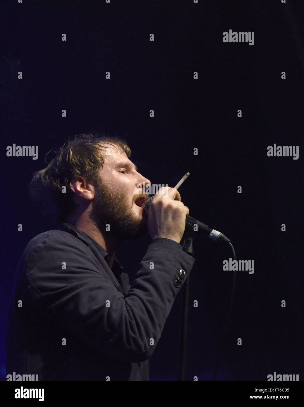 Dortmund, Germany. 25th Nov, 2015. Singer Michael Marco Fitzthum (a.k.a ...