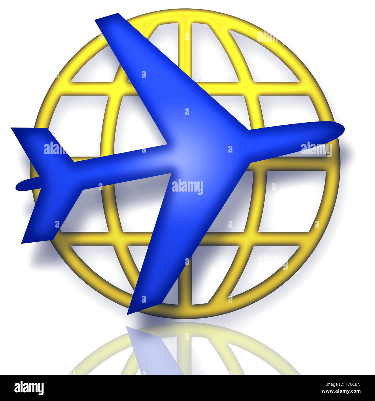 Bright yellow aircraft hi-res stock photography and images - Alamy