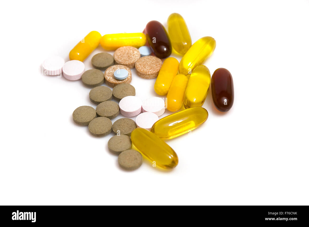 collection of vitamins and pills Stock Photo - Alamy