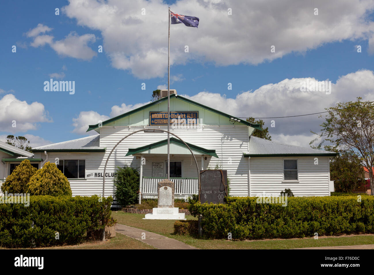 Monto qld rsl hi-res stock photography and images - Alamy