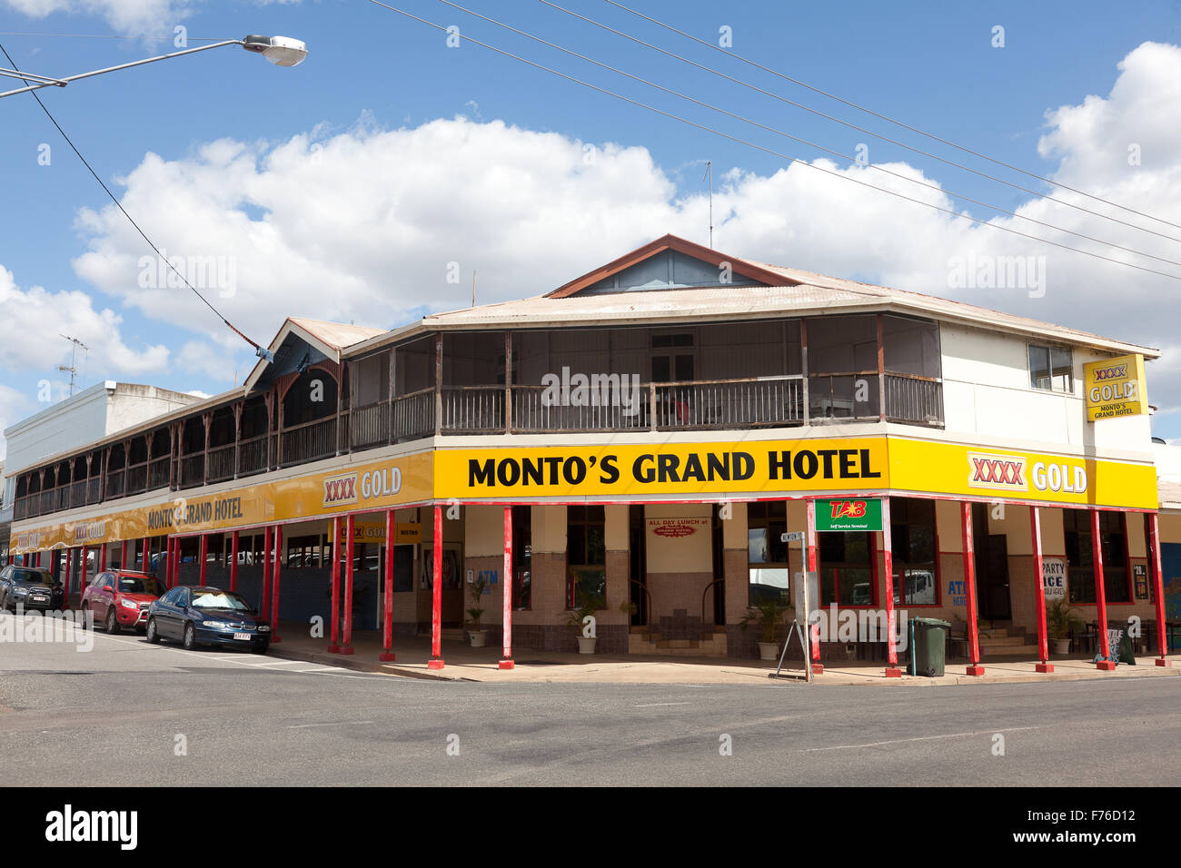 Monto's Grand Hotel, Monto, Queensland, Australia Stock Photo - Alamy