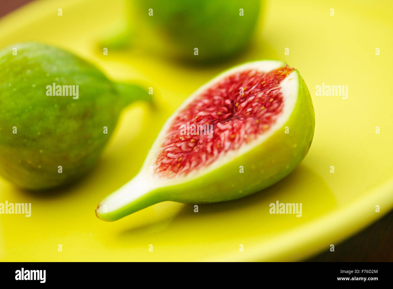 Fresh Green Figs Stock Photo - Alamy