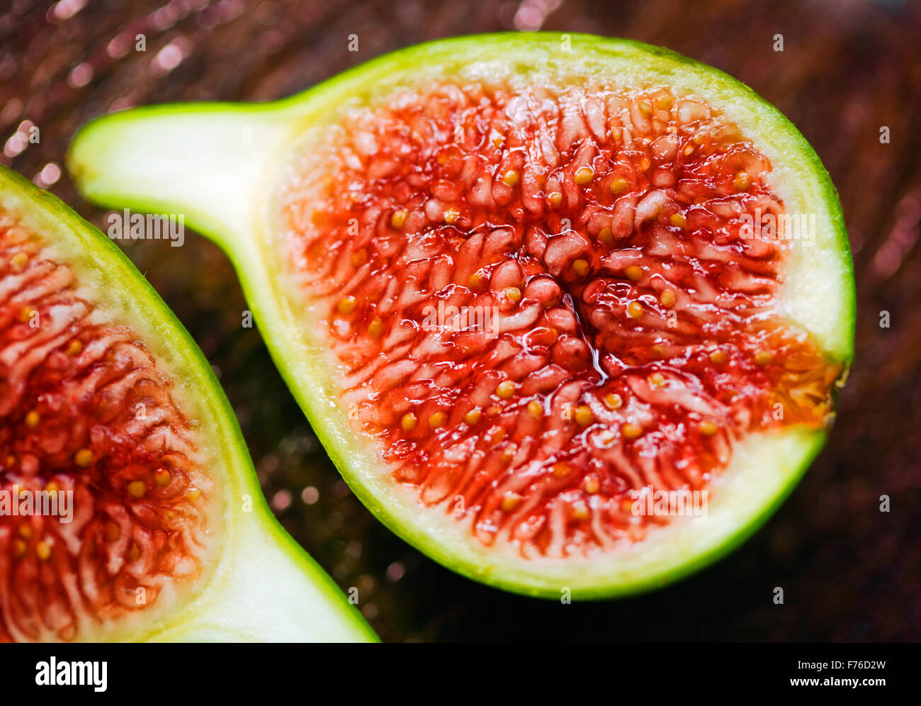 Detail of fig Stock Photo - Alamy
