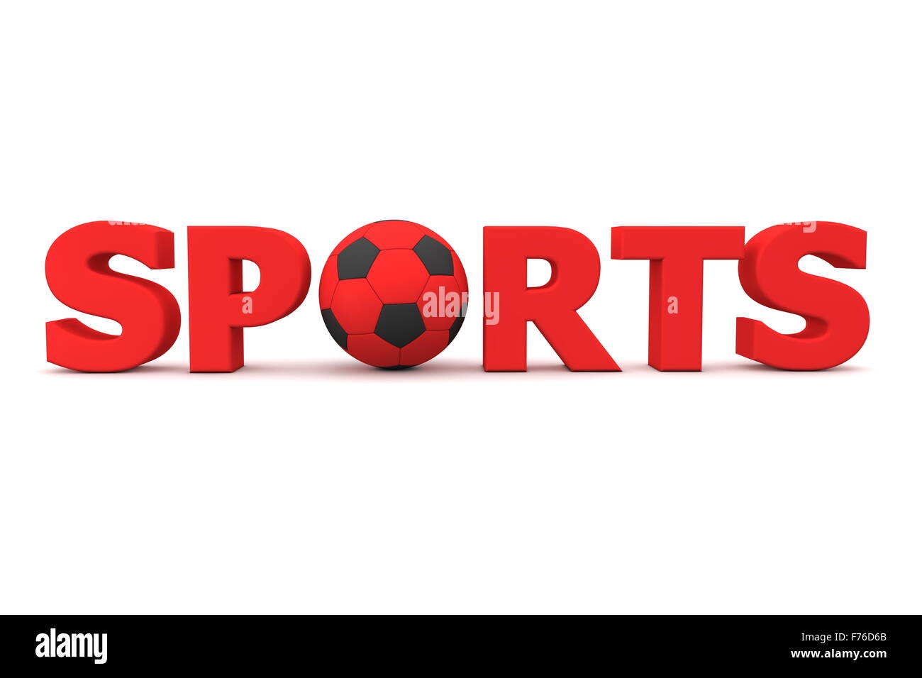 Football Sports Red Stock Photo - Alamy