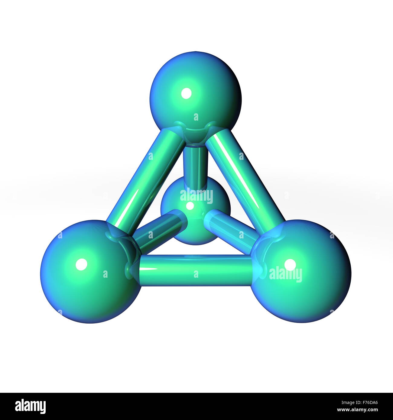 Molecule Structure Metallic Green-Blue Stock Photo - Alamy