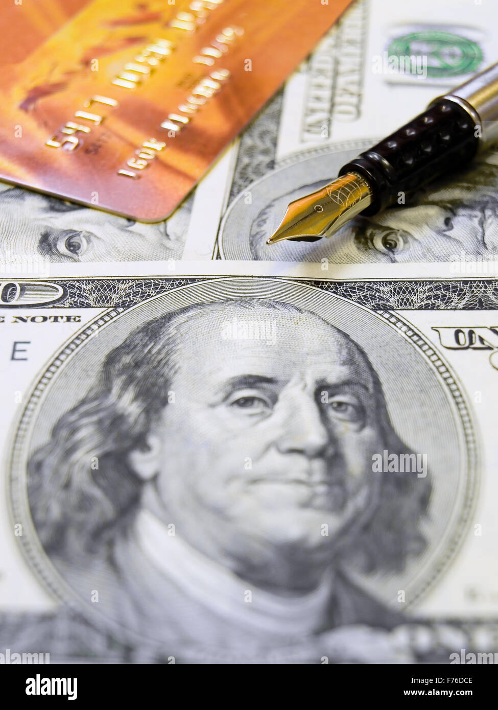 Credit card and a pen Stock Photo - Alamy