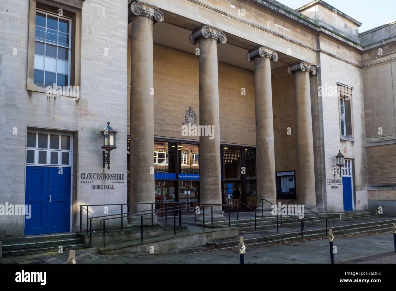 Gloucester England County Council shire Hall Stock Photo - Alamy