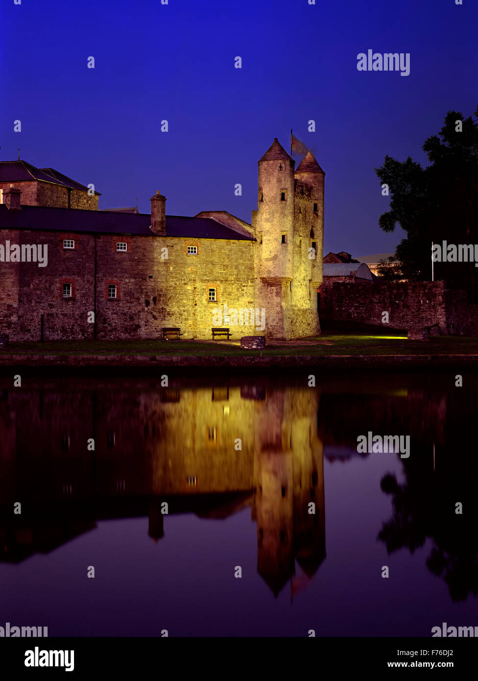 Enniskillen Castle, Co. Fermanagh Northern Ireland Dusk Stock Photo - Alamy