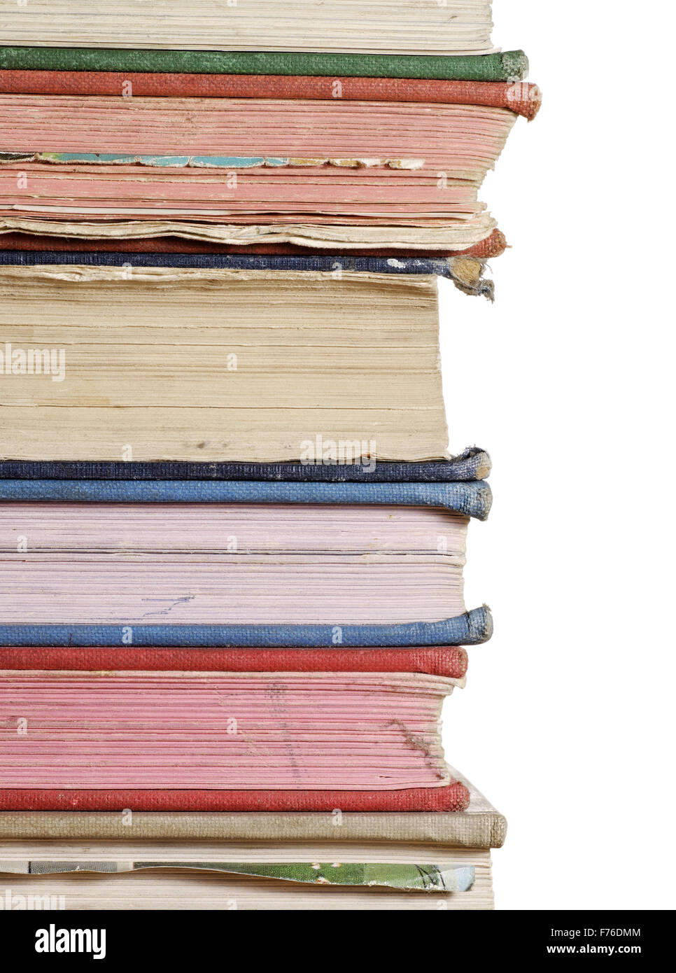 stack of books close up Stock Photo - Alamy