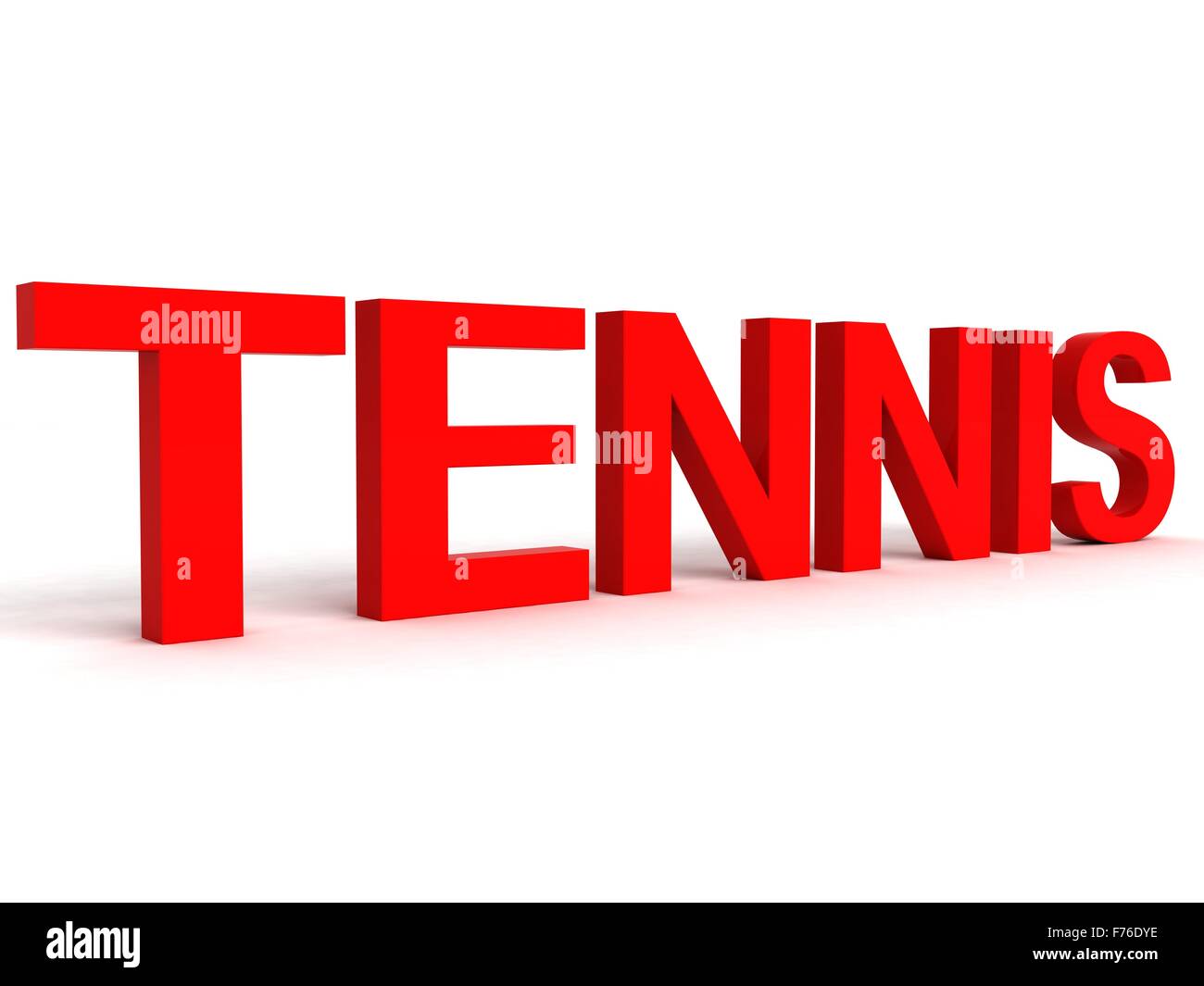 Letter tennis ball Cut Out Stock Images & Pictures - Alamy