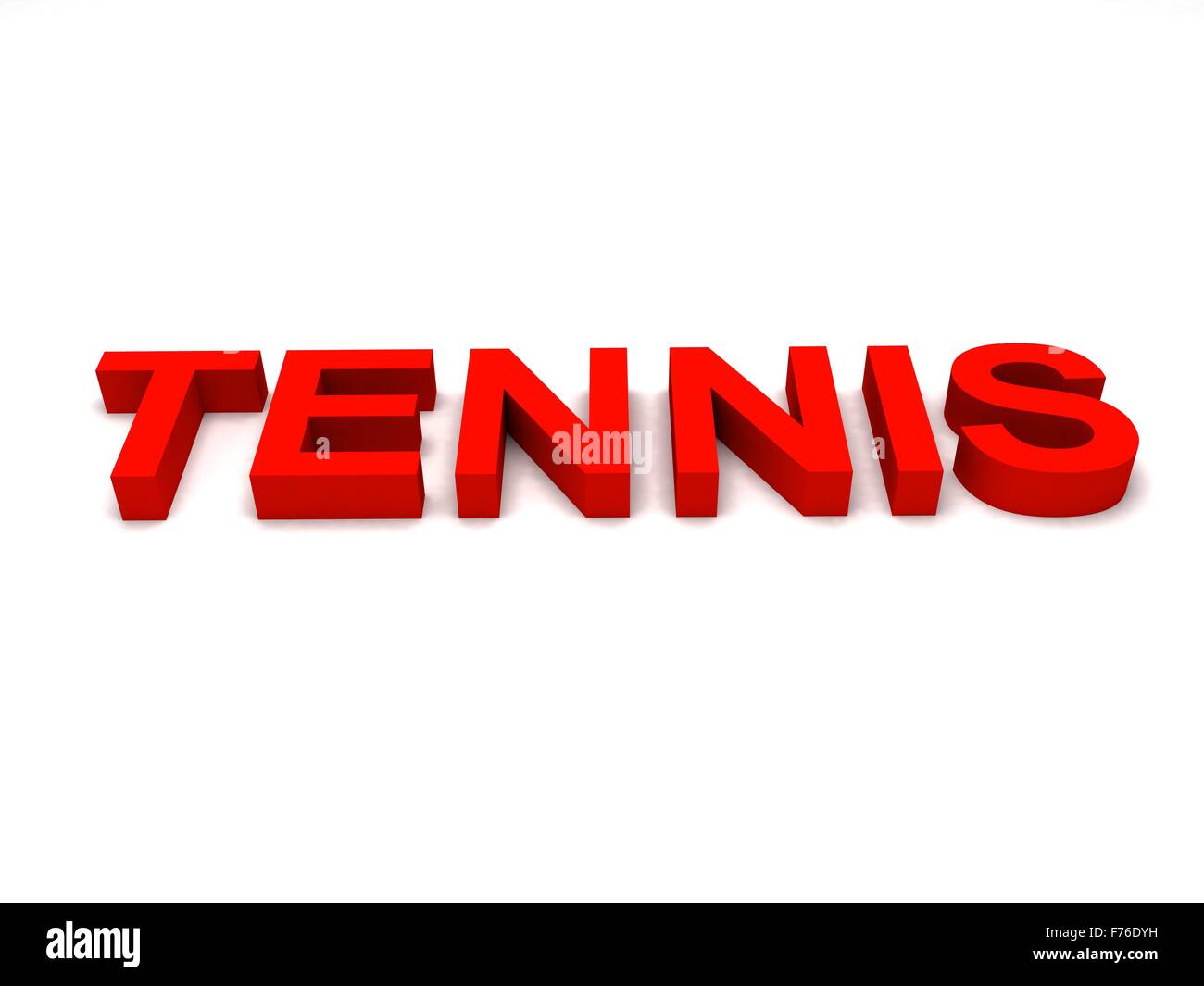 Letter tennis ball Cut Out Stock Images & Pictures - Alamy