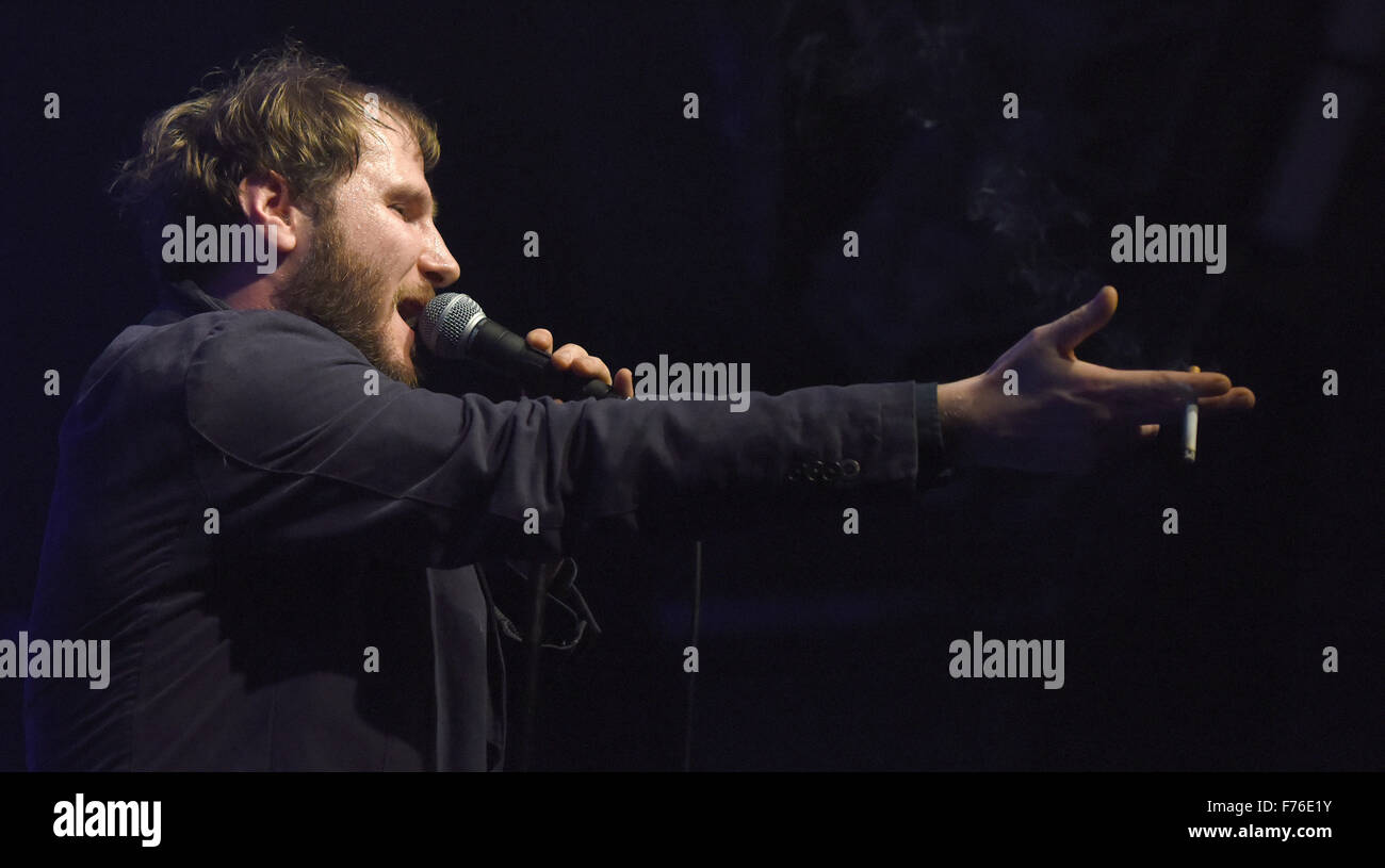 Dortmund, Germany. 25th Nov, 2015. Singer Michael Marco Fitzthum (a.k.a ...