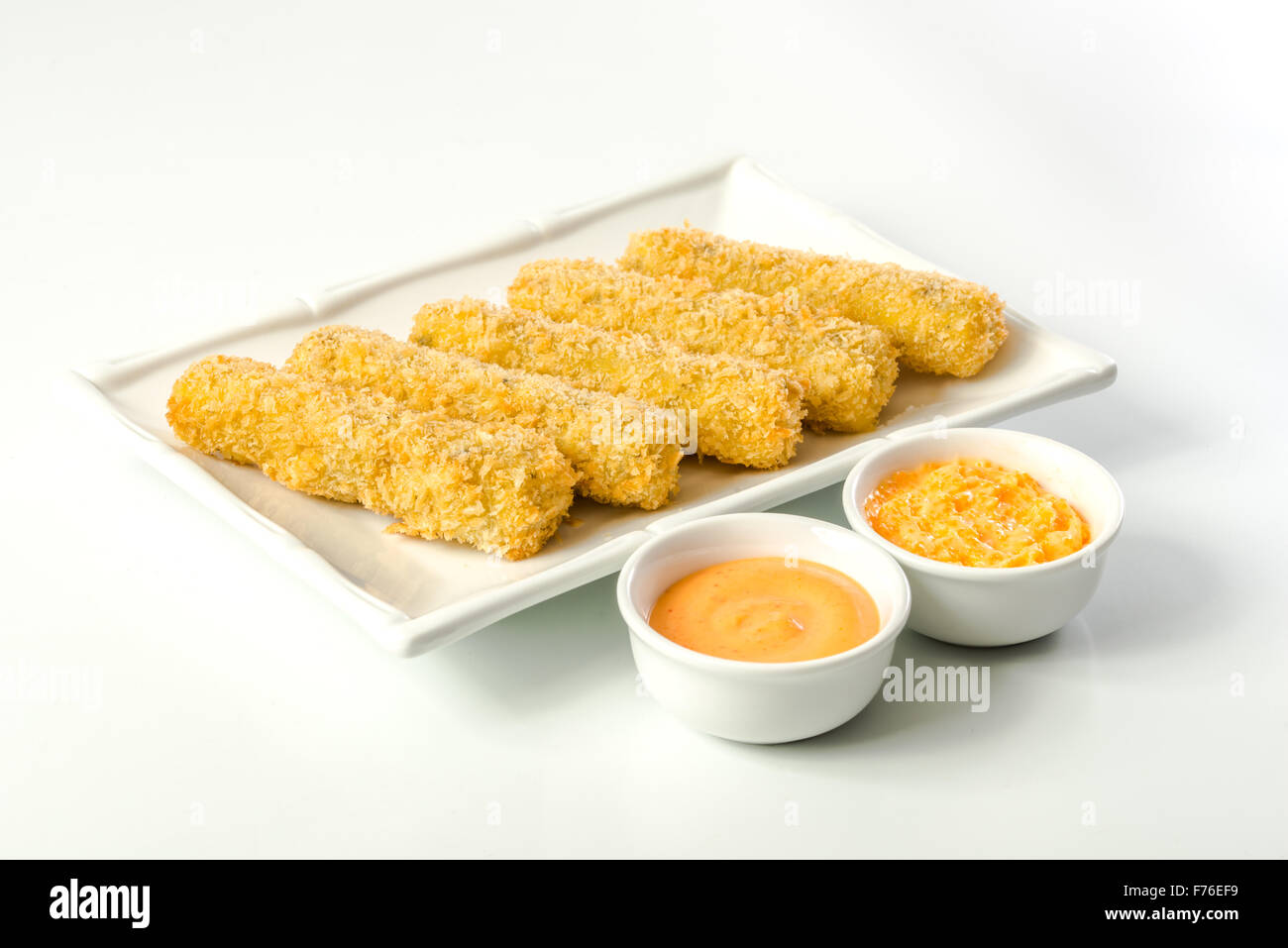 Breaded mozzarella sticks hi-res stock photography and images - Alamy