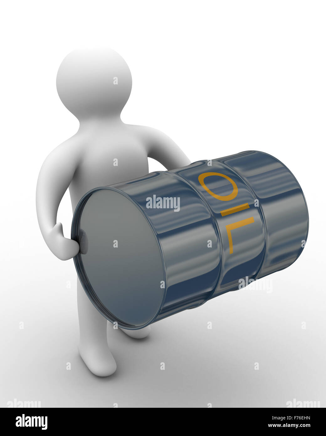 loader transfers to an oil flank. 3D image Stock Photo - Alamy