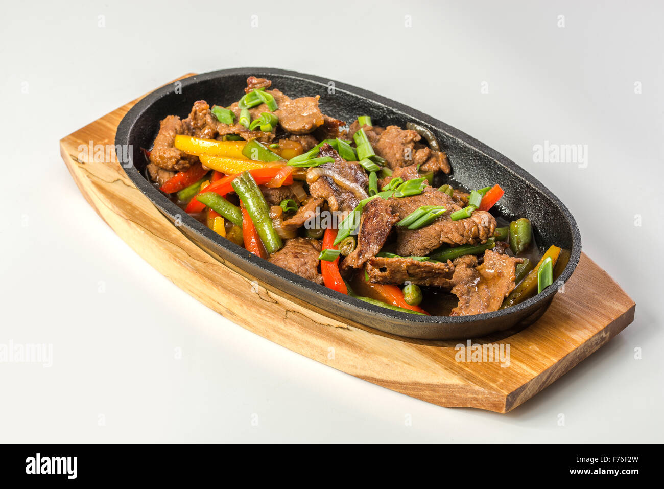Rosted meat with vegetables Stock Photo - Alamy