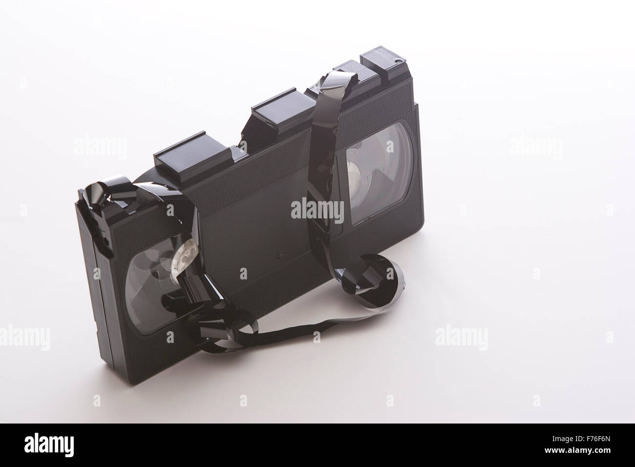 Broken video cassette Stock Photo - Alamy