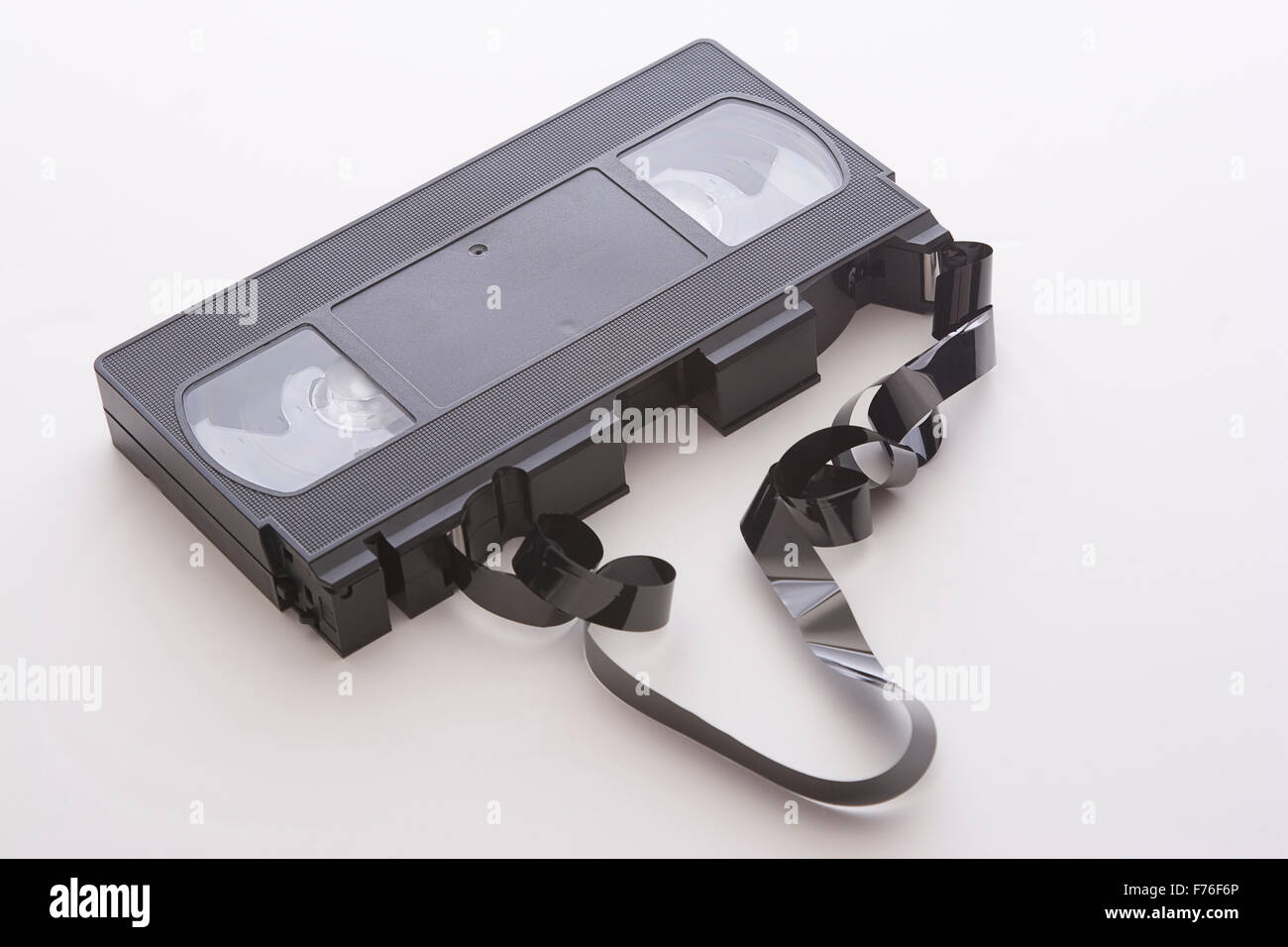 Broken video cassette Stock Photo - Alamy