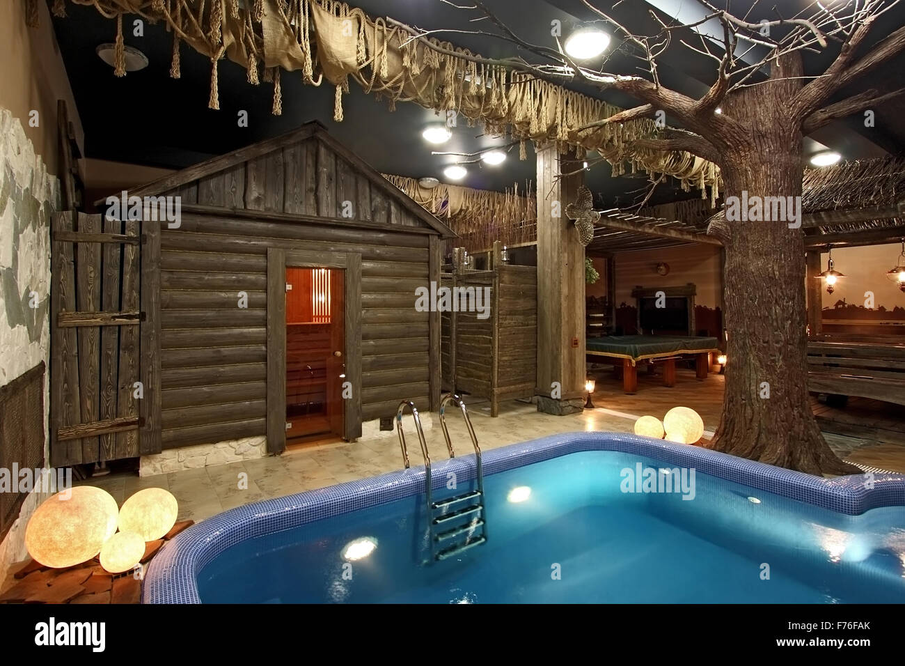Sauna pool hi-res stock photography and images - Alamy