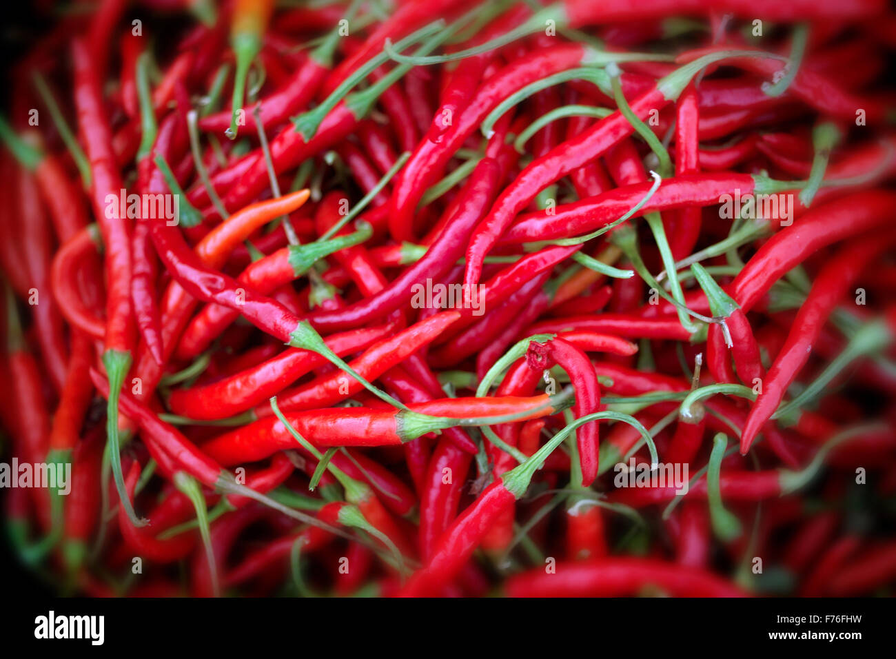 Pile of red chilli peppers Stock Photo - Alamy