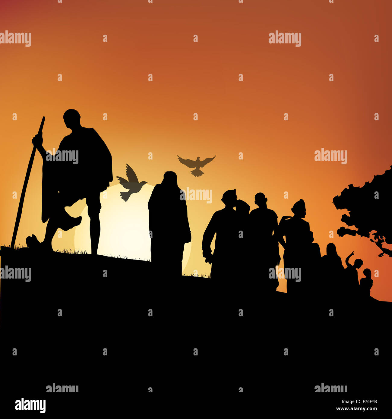 Gandhi dandi march hi-res stock photography and images - Alamy