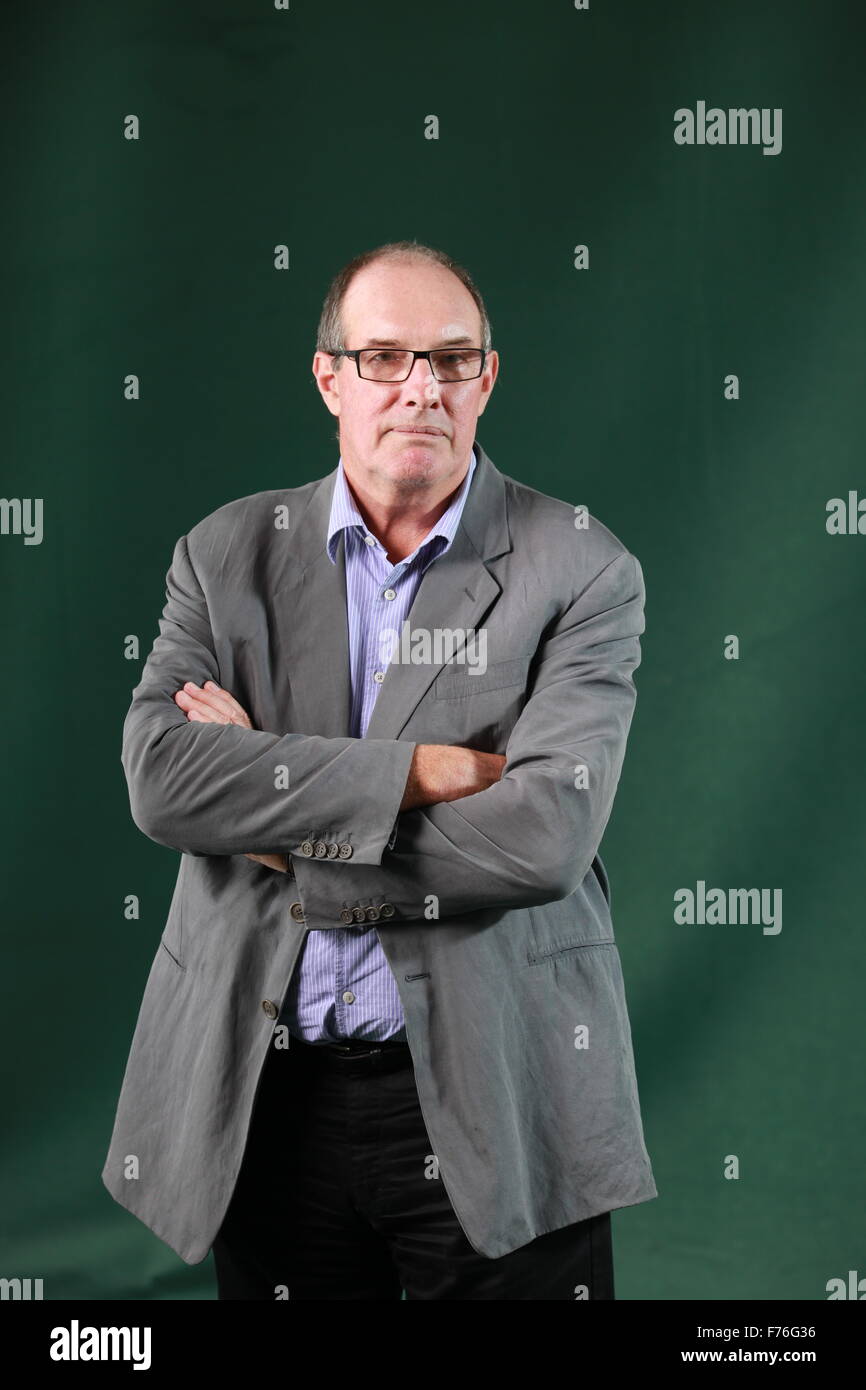 A portrait of Will Hutton in Charlotte Square Gardens during The ...