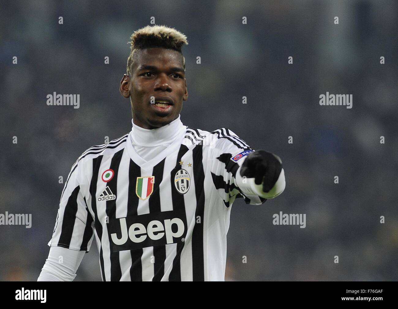 Juventus' player Paul Pogba during the Uefa Champions League soccer ...