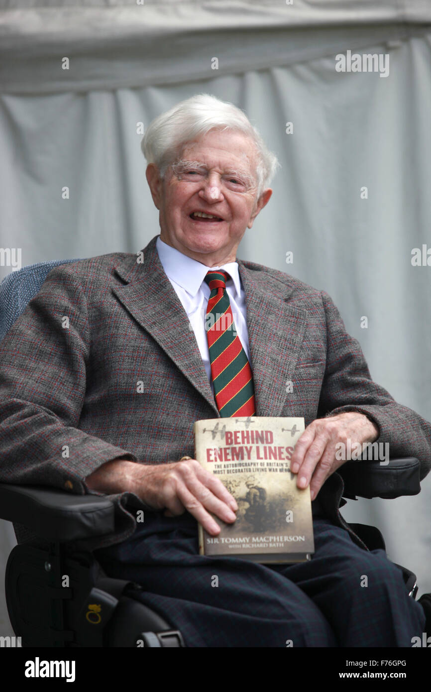 A portrait of Tommy Macpherson in Charlotte square during The Edinburgh ...