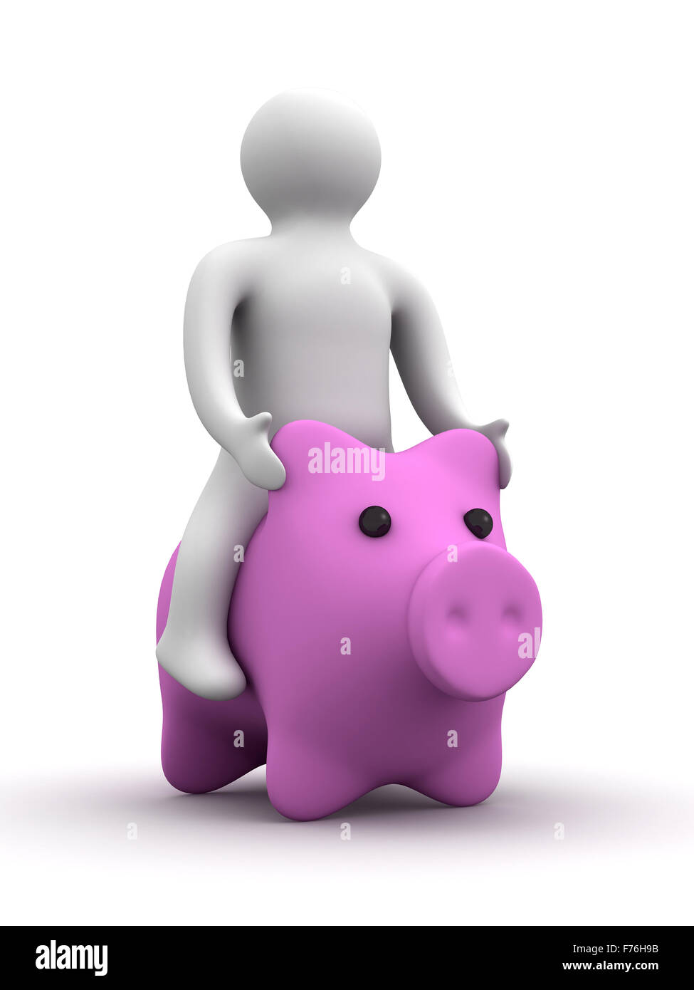 Isolated illustration people riding Cut Out Stock Images & Pictures - Alamy