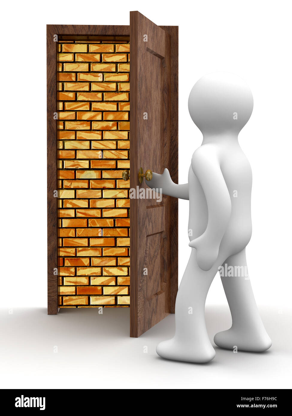 exit is not present. Isolated 3D image Stock Photo - Alamy
