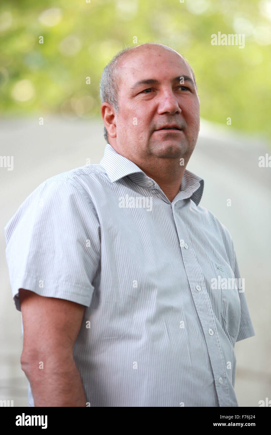 A portrait of Kurdo Baksi in Charlotte Square Gardens during the ...