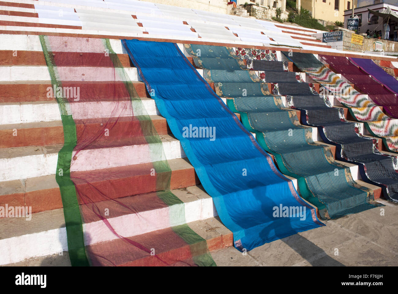 Saree drying hi-res stock photography and images - Alamy