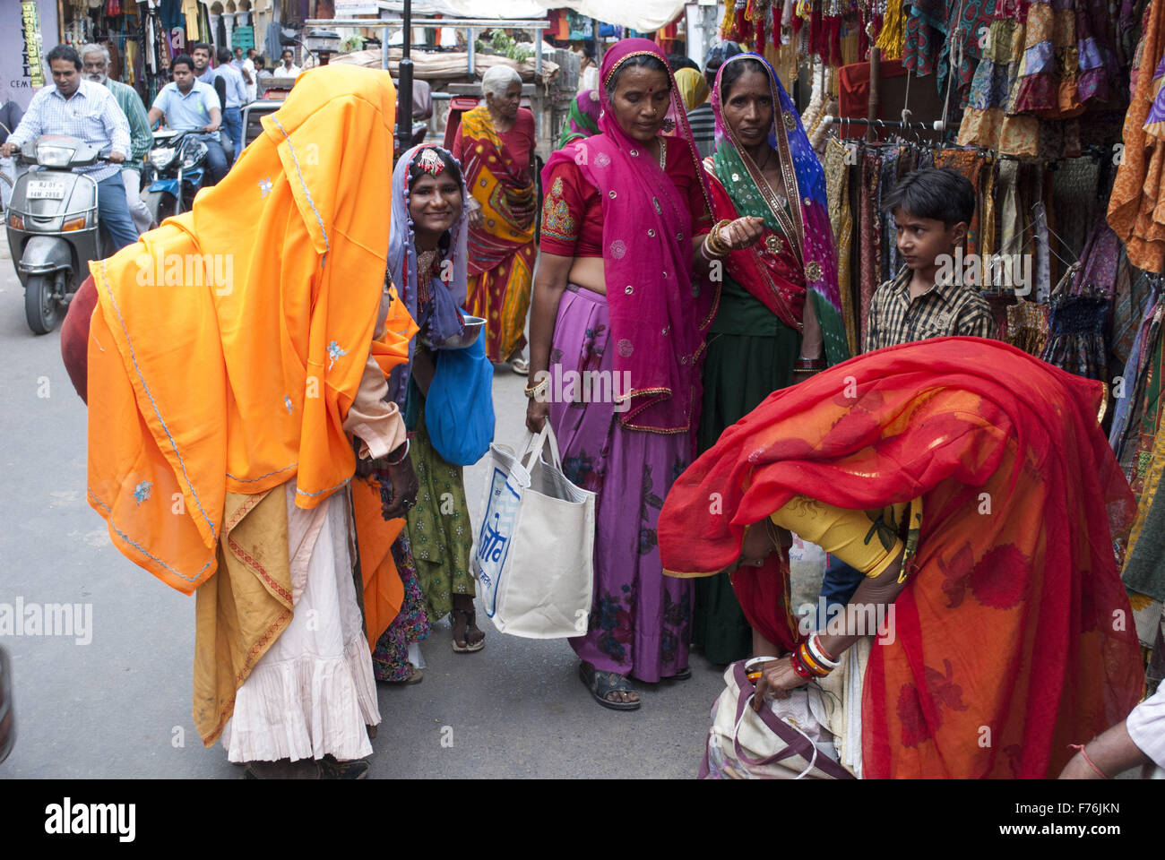Women shopping, pushkar, rajasthan, india, asia Stock Photo - Alamy