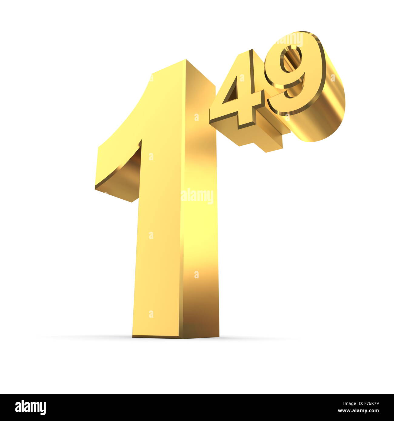 Bold number 1 Cut Out Stock Images & Pictures - Alamy