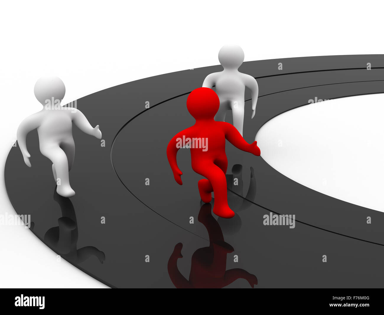 winner in sports competition. Isolated 3D image Stock Photo - Alamy