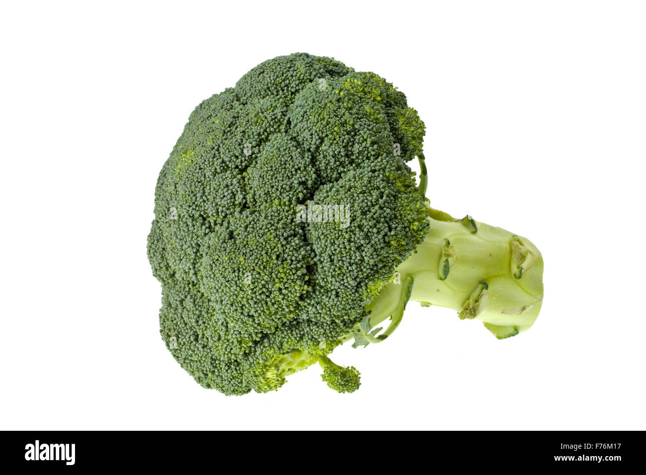 green broccoli isolated on white background Stock Photo - Alamy