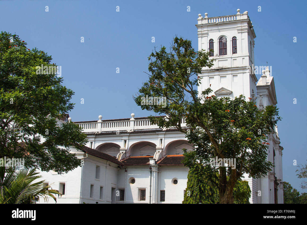 Saint Ekaterina's cathedral in the city Old GOA Stock Photo - Alamy