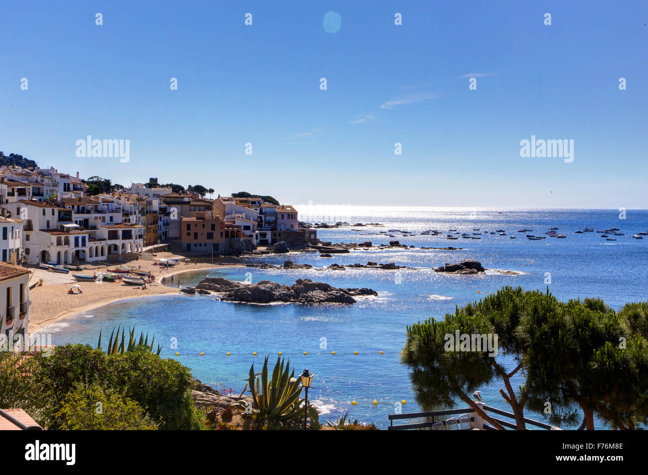 Calella de Palafrugell Stock Photo - Alamy