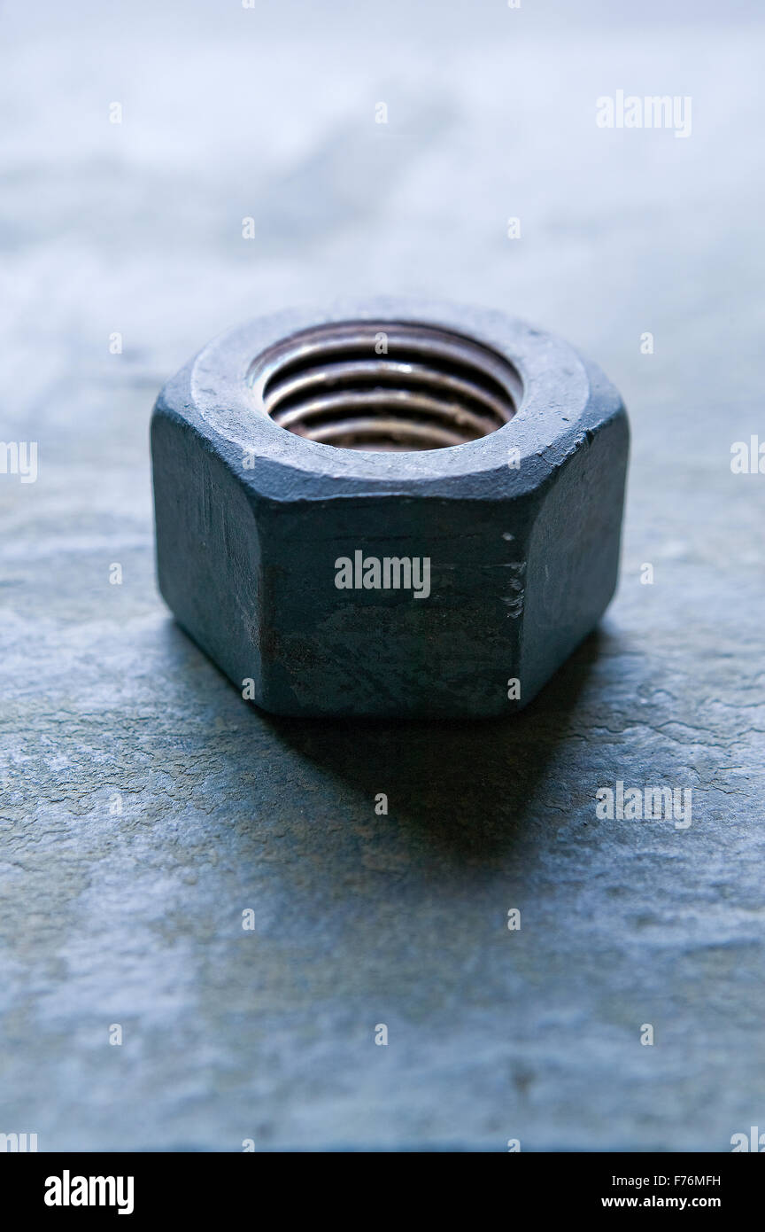 Coarse Thread Nut Stock Photo - Alamy