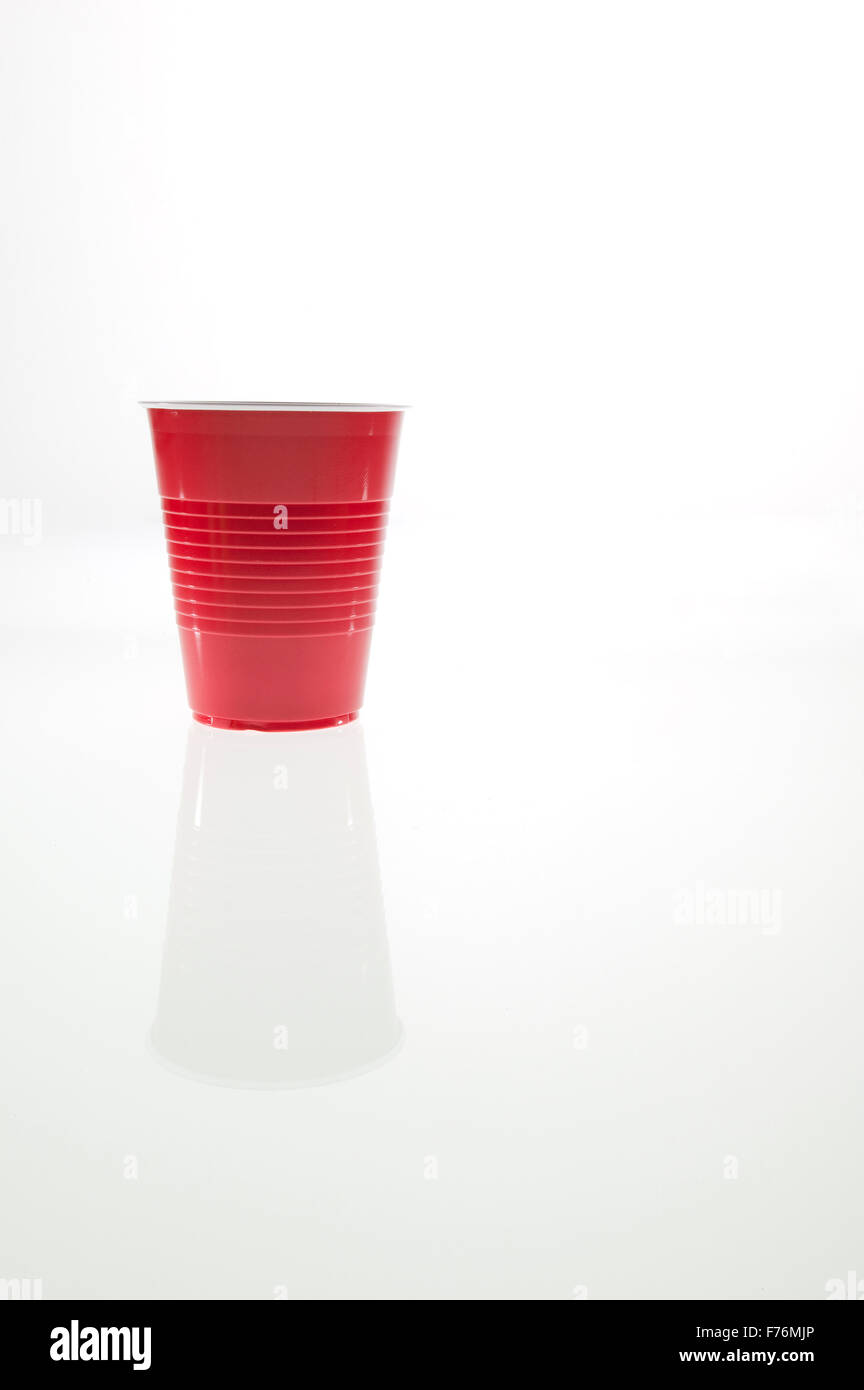 red plastic cup Stock Photo - Alamy