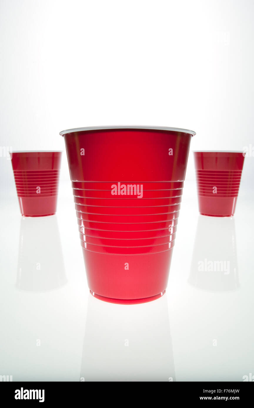 red plastic cup Stock Photo - Alamy