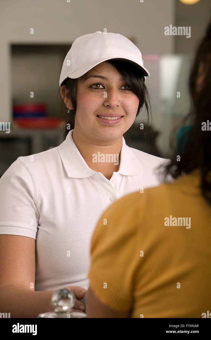 Mexican waitress portrait hi-res stock photography and images - Alamy