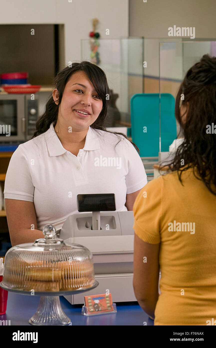 Fast food counter register hi-res stock photography and images - Alamy