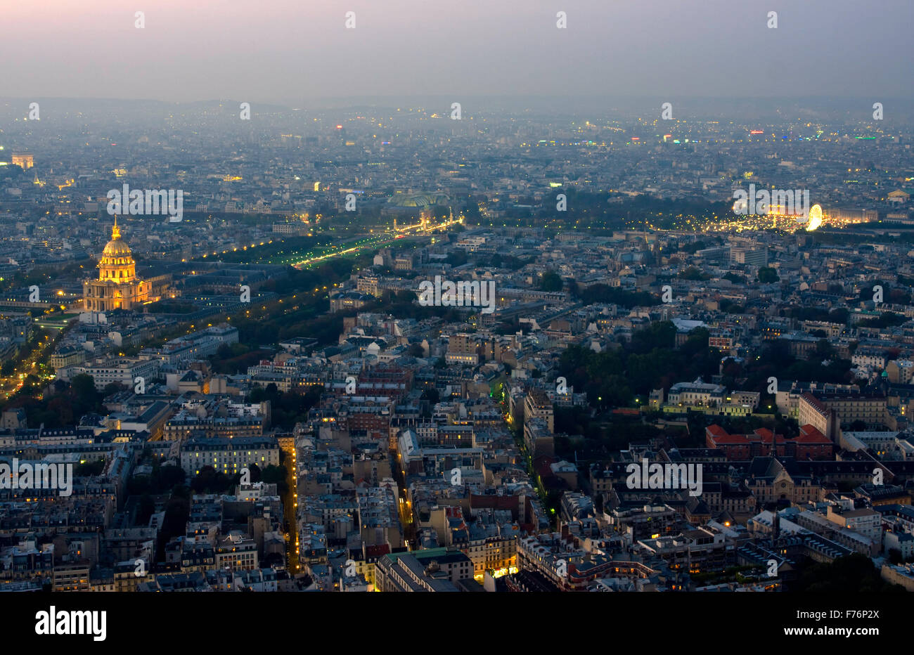 Night view at Paris Stock Photo - Alamy