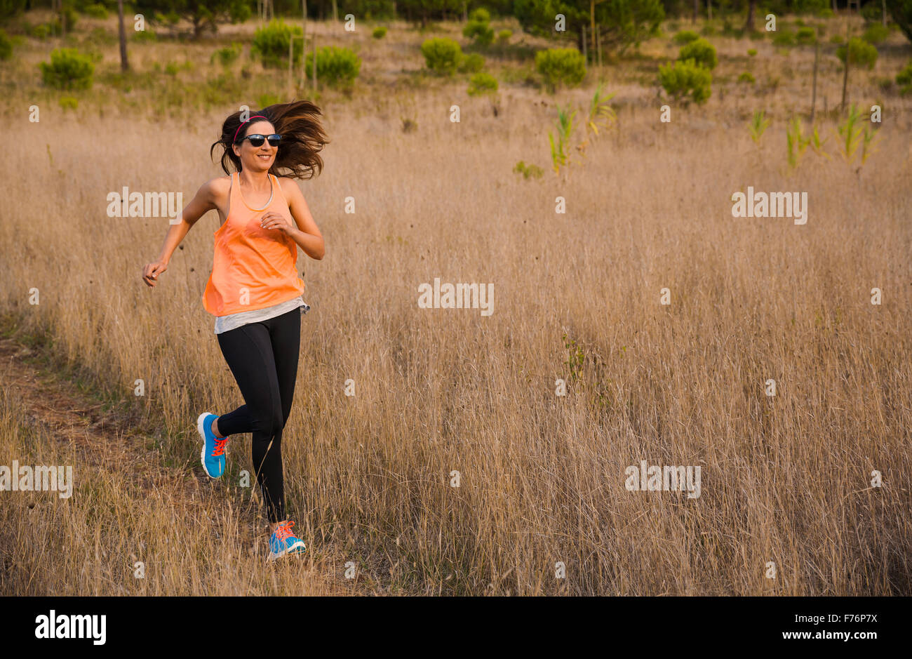 Attractive women running hi-res stock photography and images - Alamy