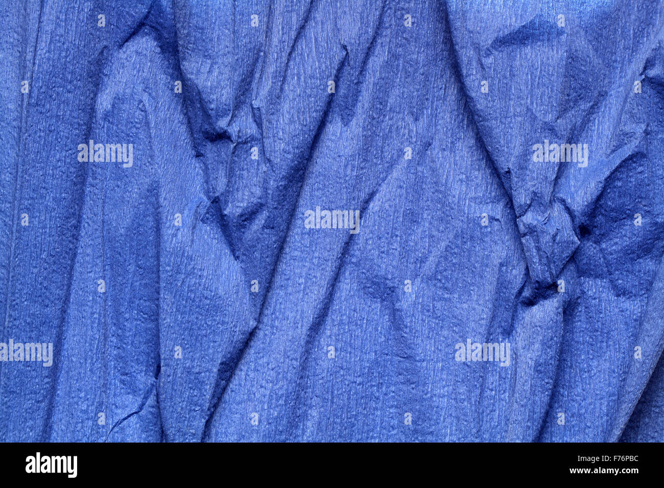Old blue crumpled paper hi-res stock photography and images - Alamy