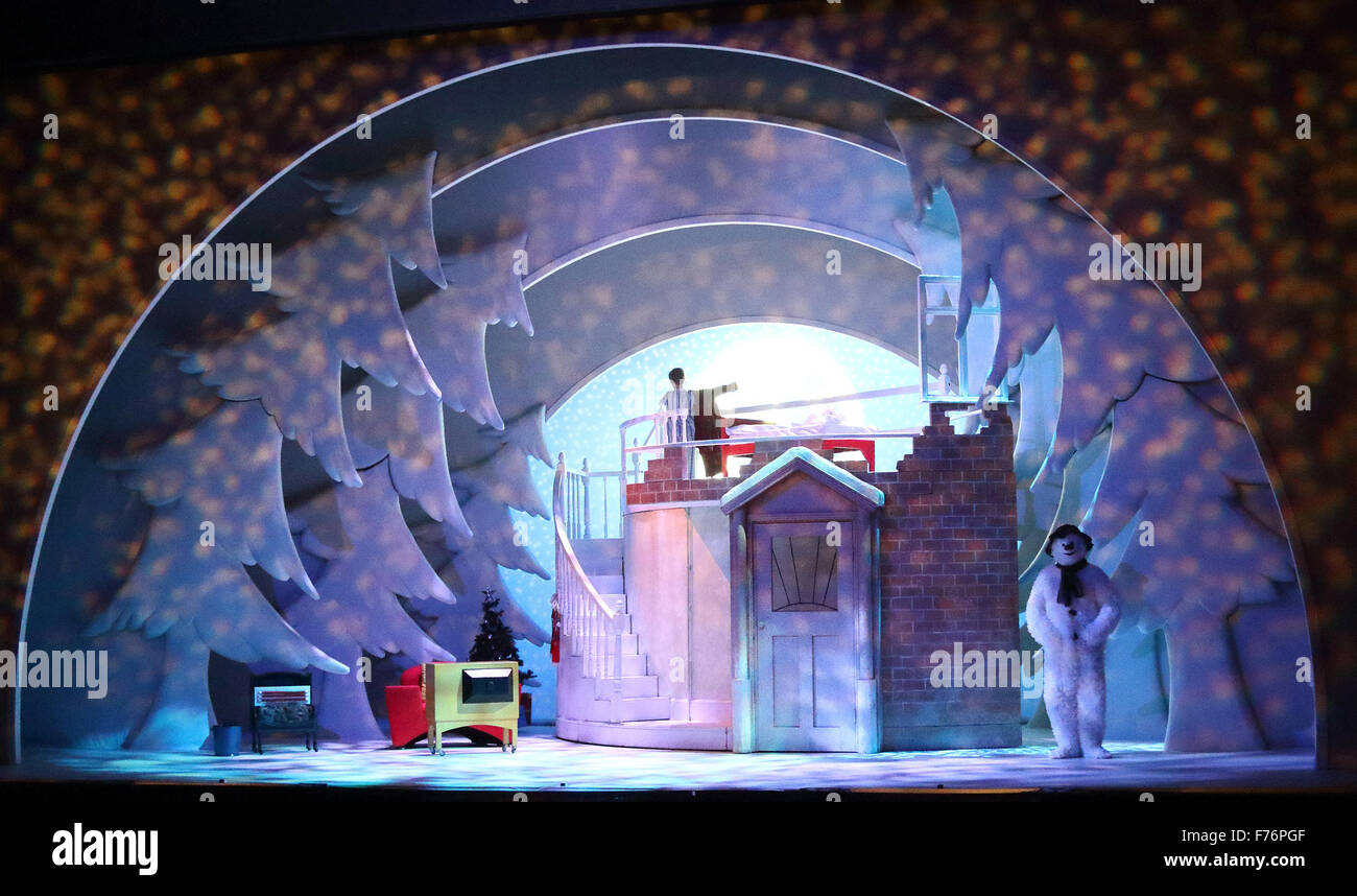 London, UK. 25th Nov, 2015. The Snowman - a new production at the ...