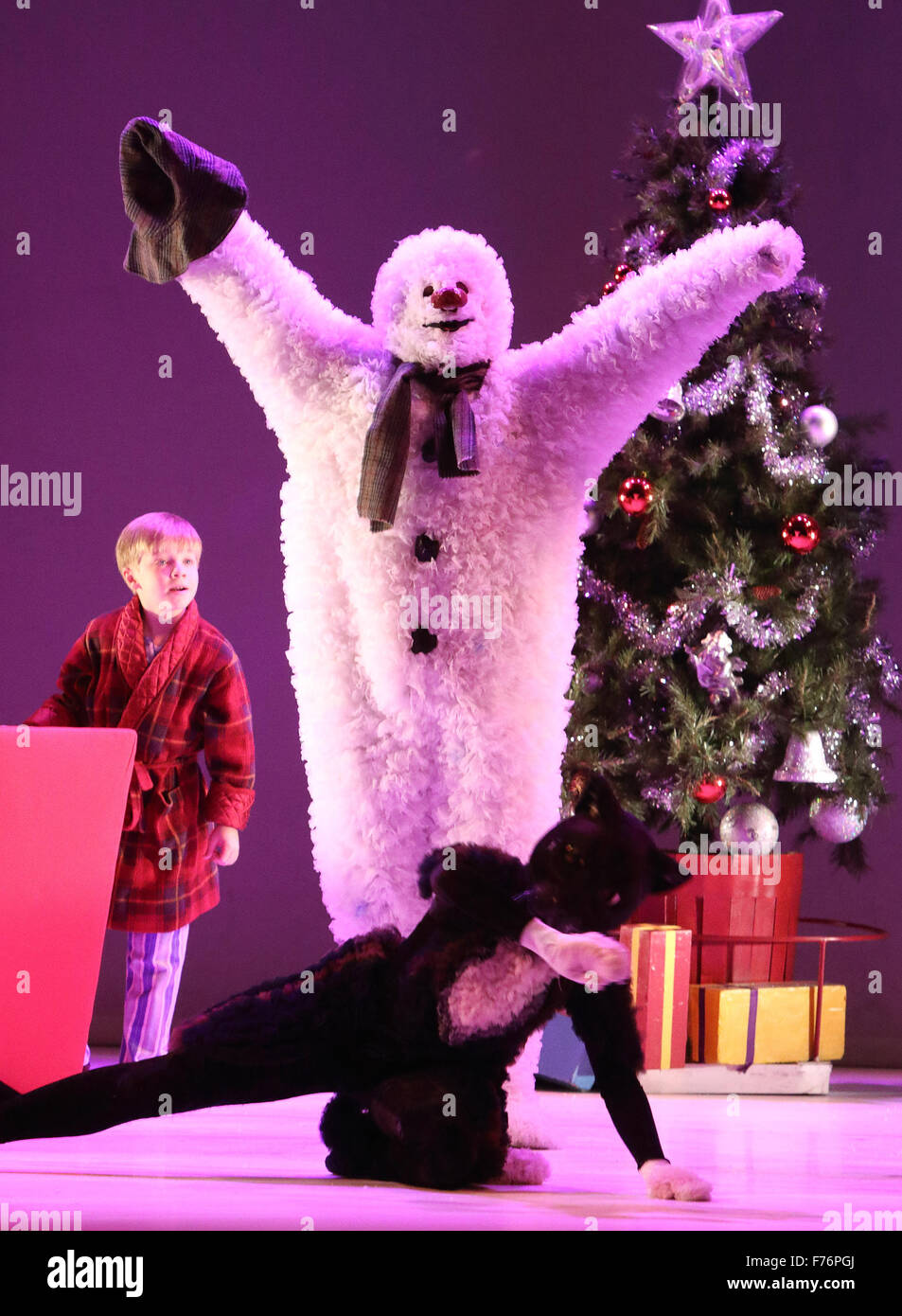 London, UK. 25th Nov, 2015. The Snowman - a new production at the ...