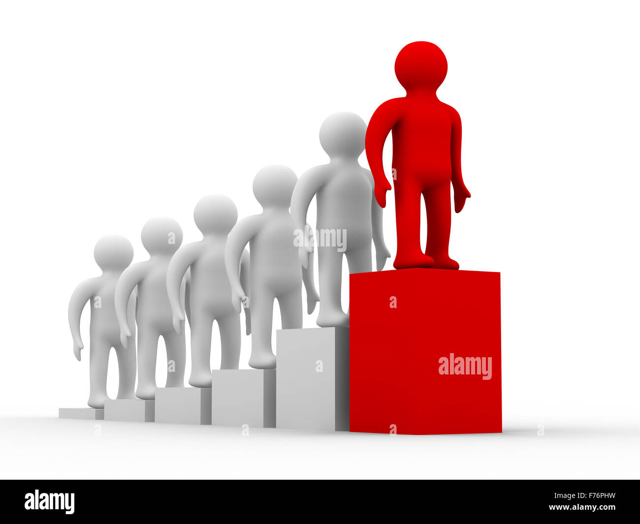 diagram of growth. 3D image. Isolated illustration Stock Photo - Alamy
