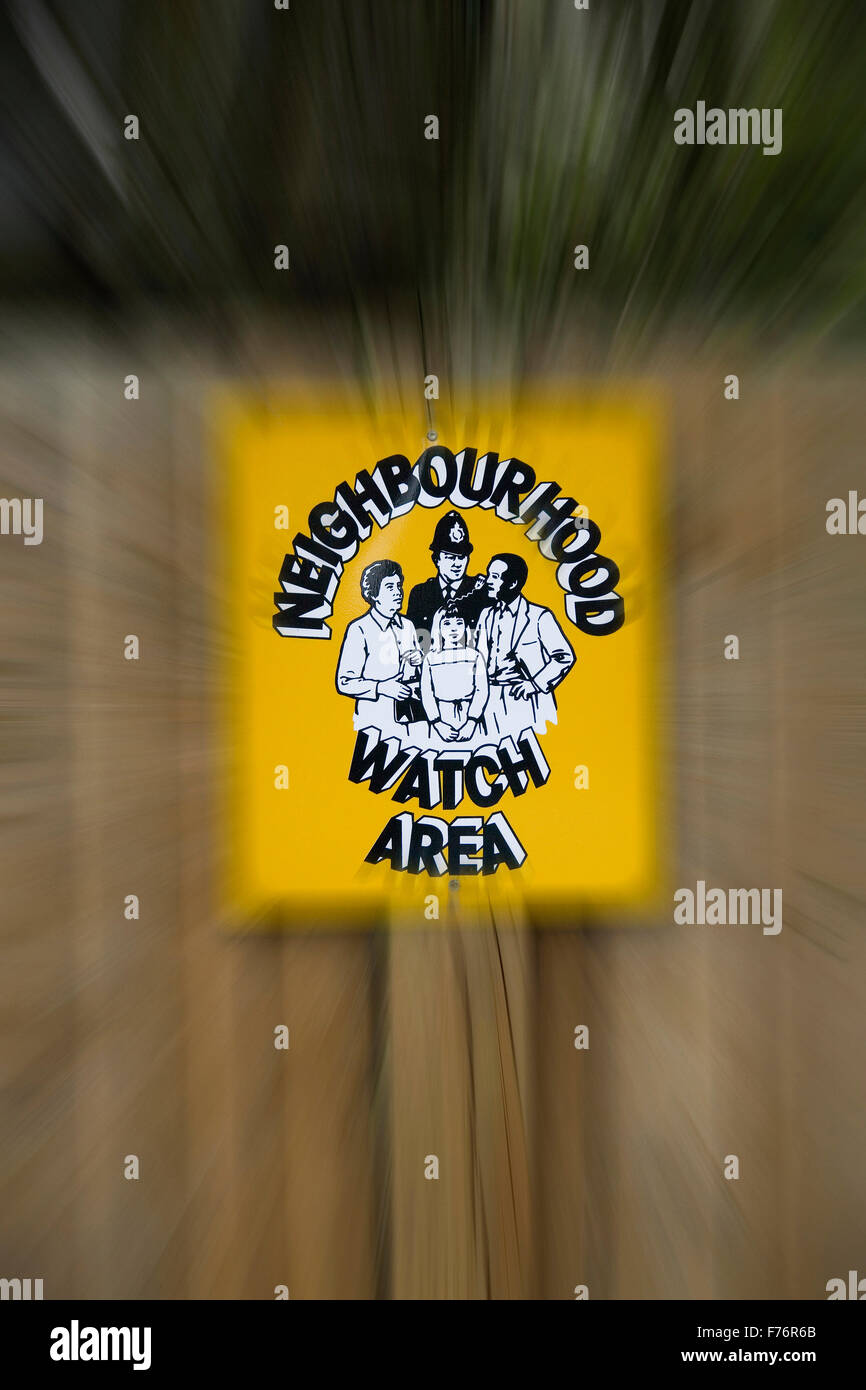 Neighbourhood Watch Sign Stock Photo - Alamy